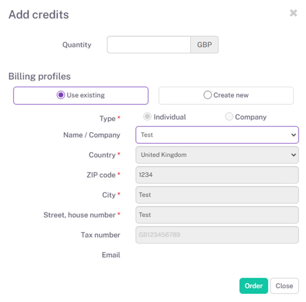 How to Purchase and Manage Credits - Rackhost